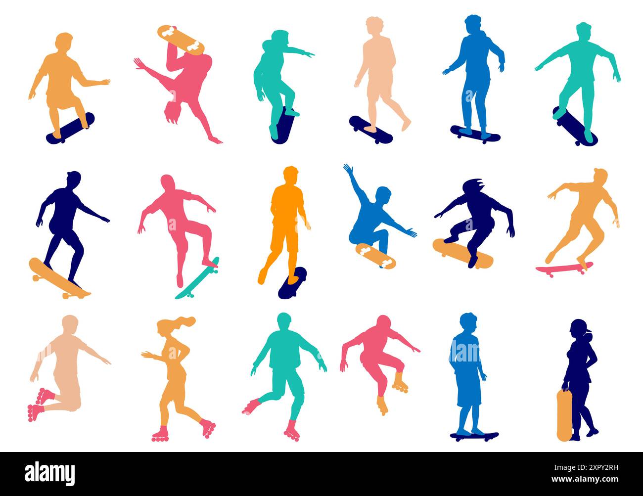 Figure skater male silhouette Cut Out Stock Images & Pictures - Alamy