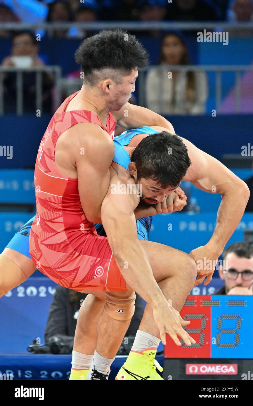 KUSAKA Nao, Japan winning the gold medal (JPN) vs Zhadrayev Demeu (KAZ ...