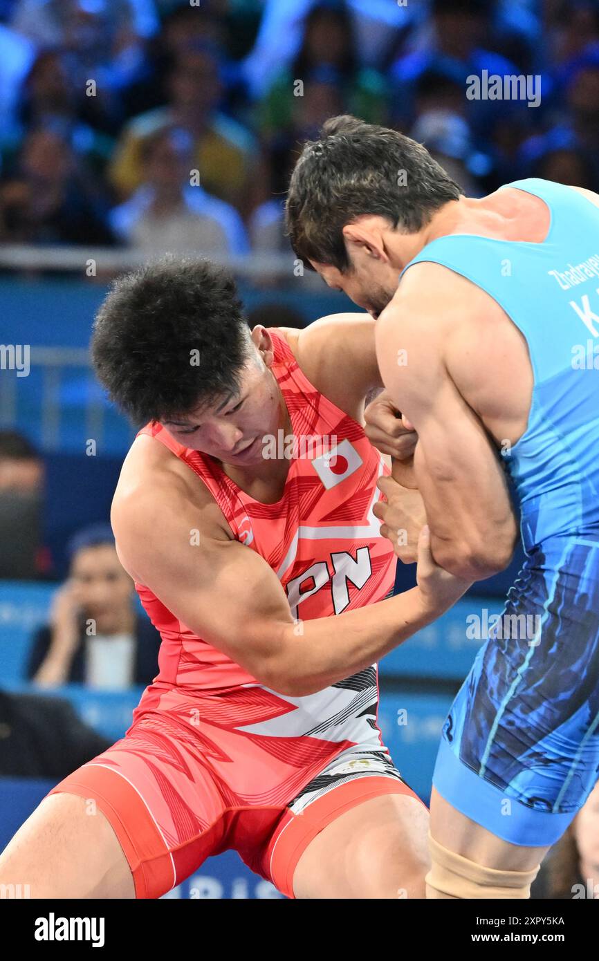 KUSAKA Nao, Japan winning the gold medal (JPN) vs Zhadrayev Demeu (KAZ ...