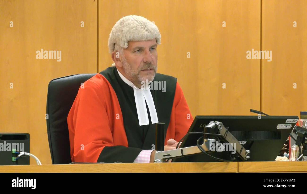 Screen grab taken from PA Video of Recorder of Liverpool Judge Andrew ...