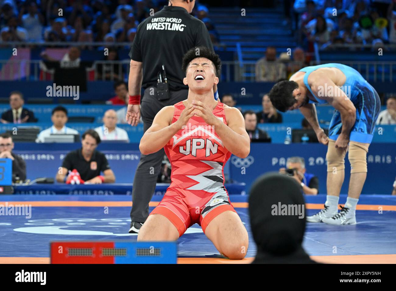 KUSAKA Nao, Japan winning the gold medal (JPN) vs Zhadrayev Demeu (KAZ ...