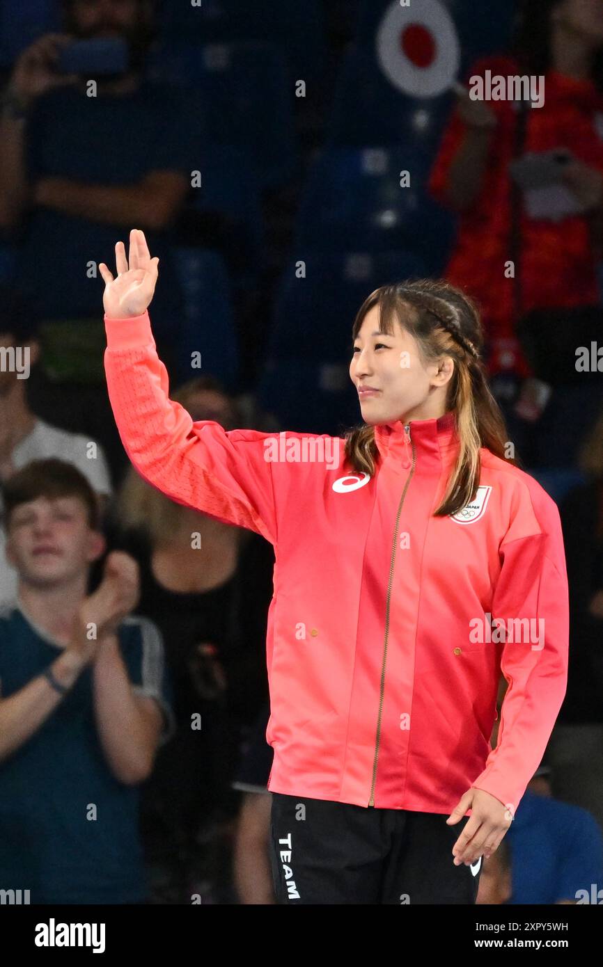SUSAKI Yui, Japan winning the bronze medal (JPN) Medal Ceremony, WFS ...