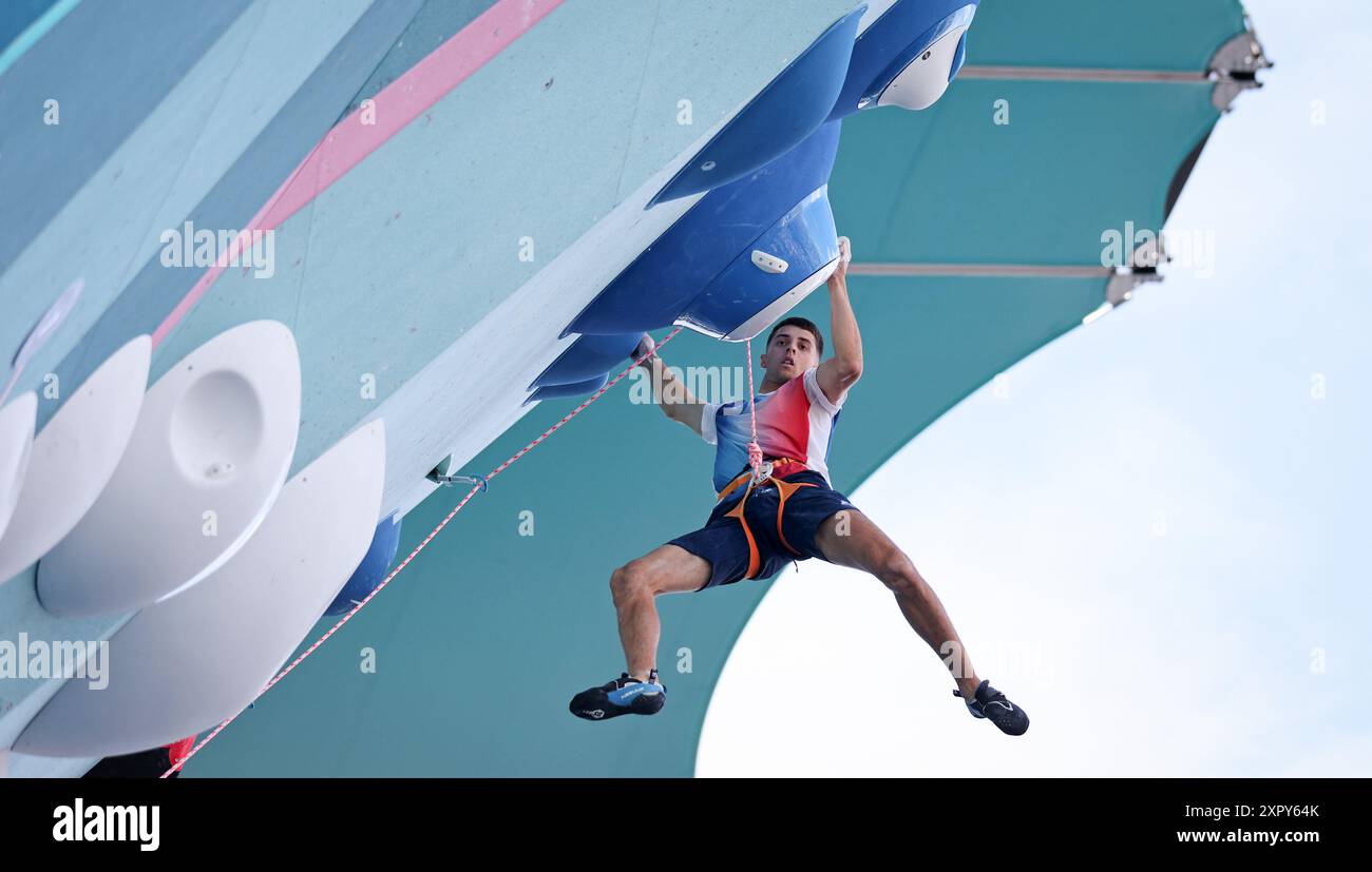PARIS, FRANCE - AUGUST 07: Paul Jenft of of Team France competes during ...
