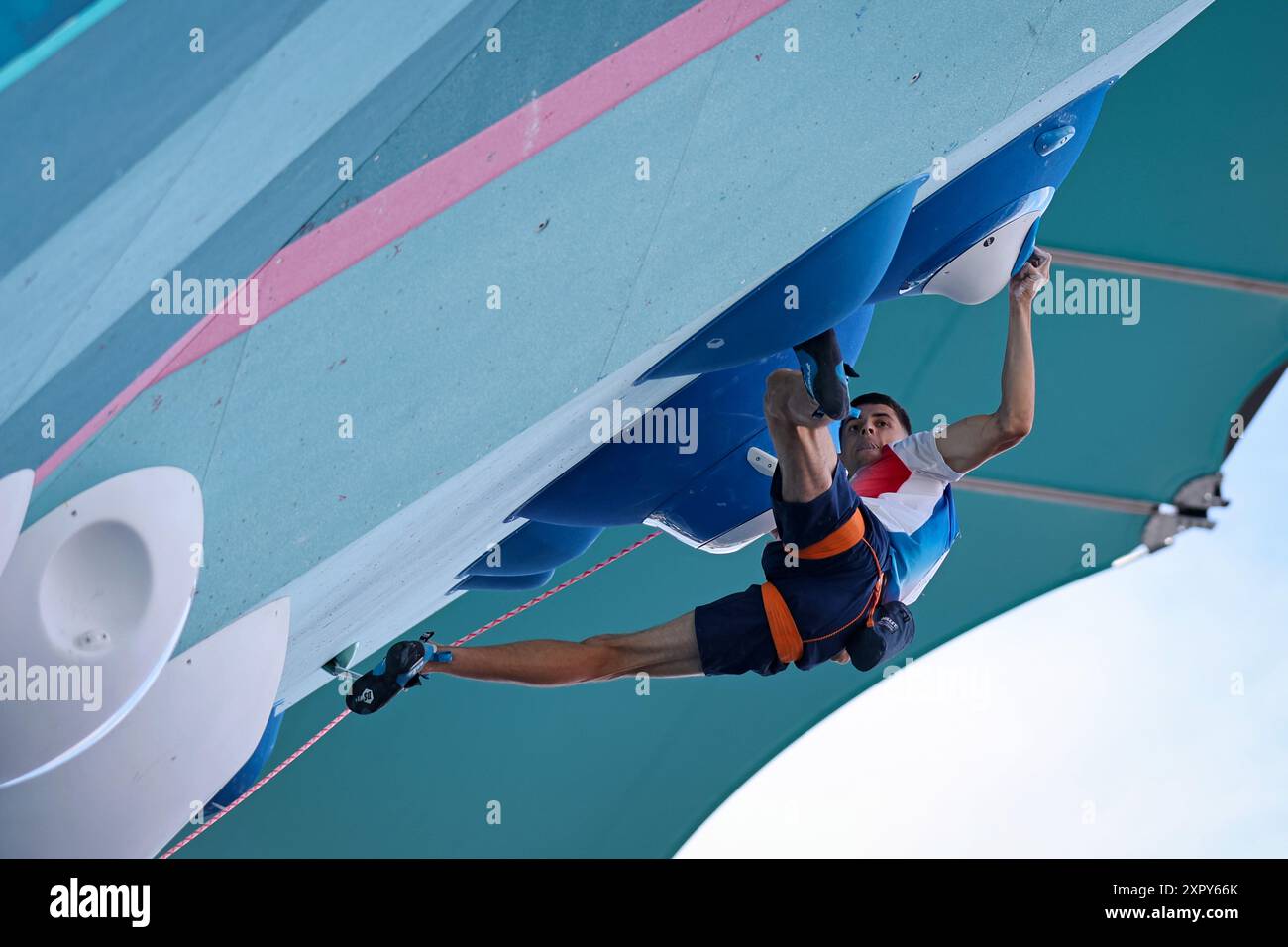 PARIS, FRANCE - AUGUST 07: Paul Jenft of of Team France competes during ...