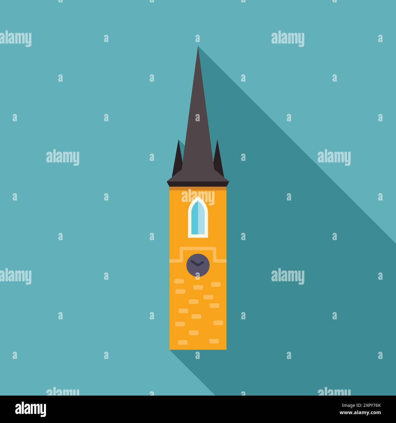 Turquoise church building icon isolated hi-res stock photography and ...