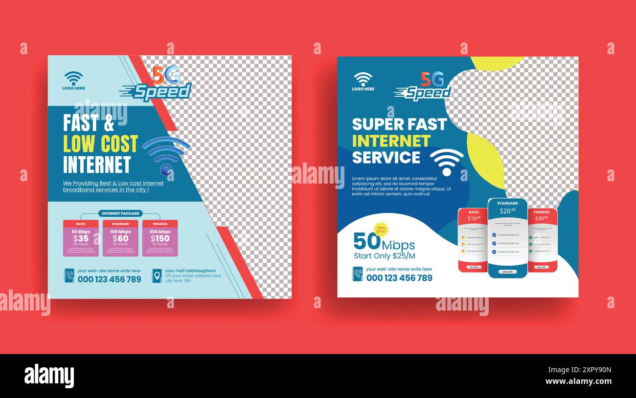 Telephone network ads Stock Vector Images - Alamy