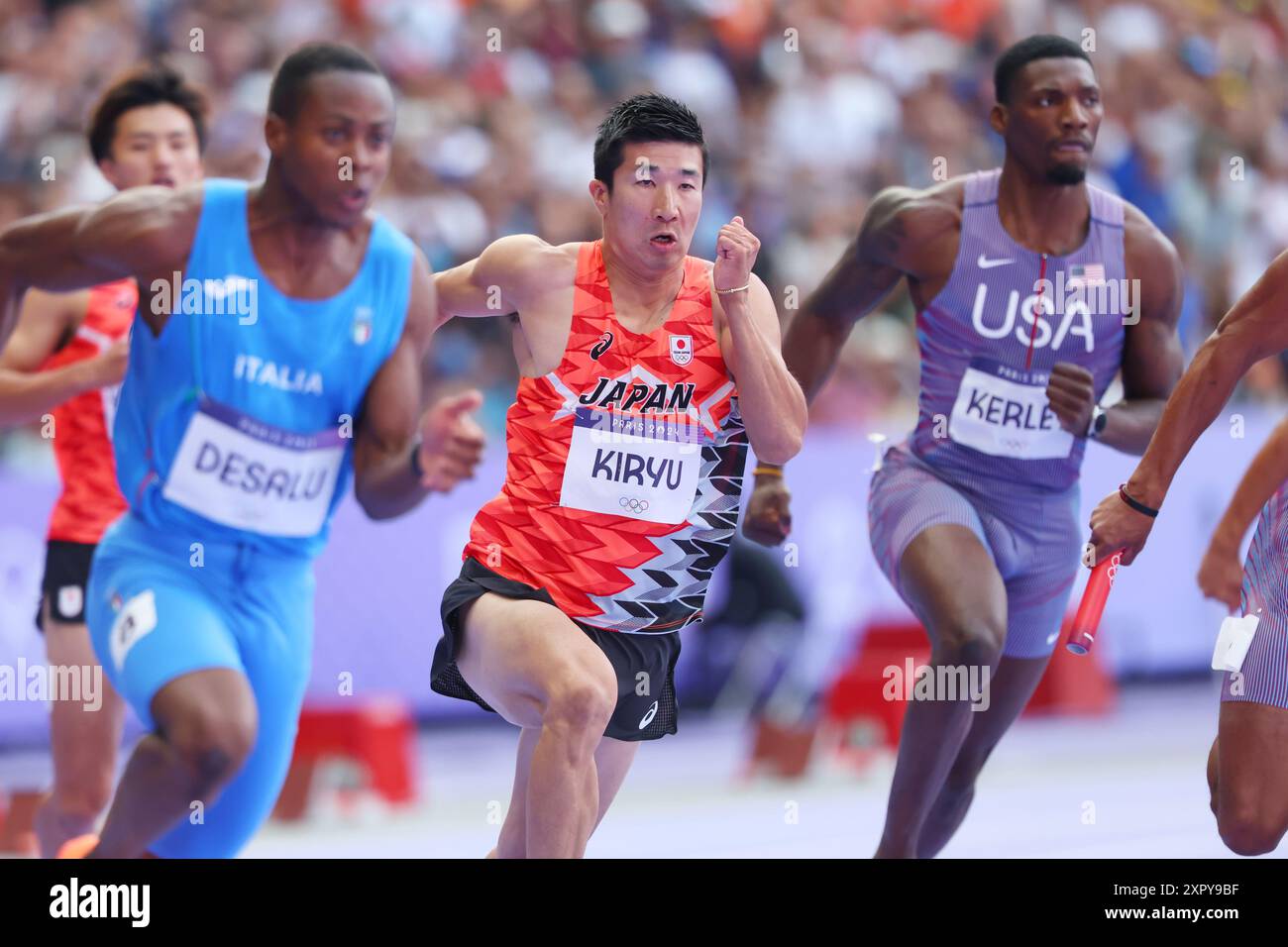 Saint-Denis, France. 8th Aug, 2024. Yoshihide Kiryu (JPN) Athletics ...
