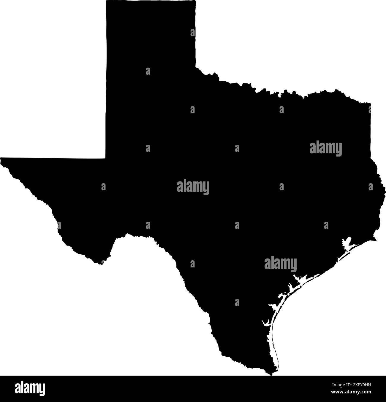 Texas map Black and White Stock Photos & Images - Alamy