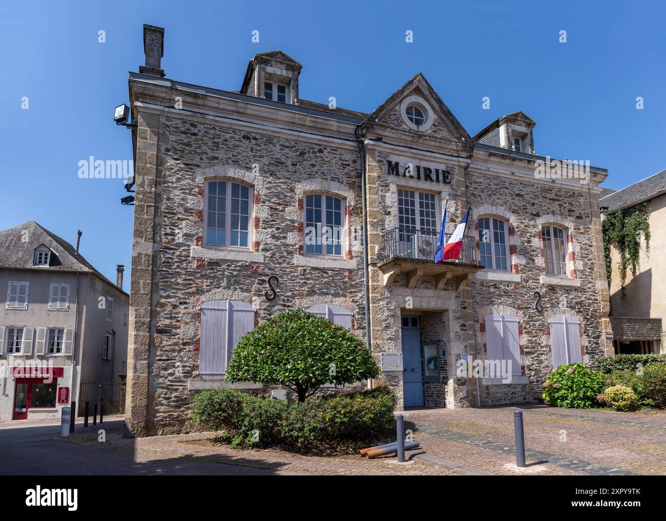 France, Nouvelle-Aquitaine Region, Donzenac, The Mairie (Town Hall ...