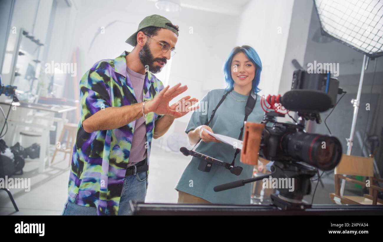 Professional film director script working hi-res stock photography and ...
