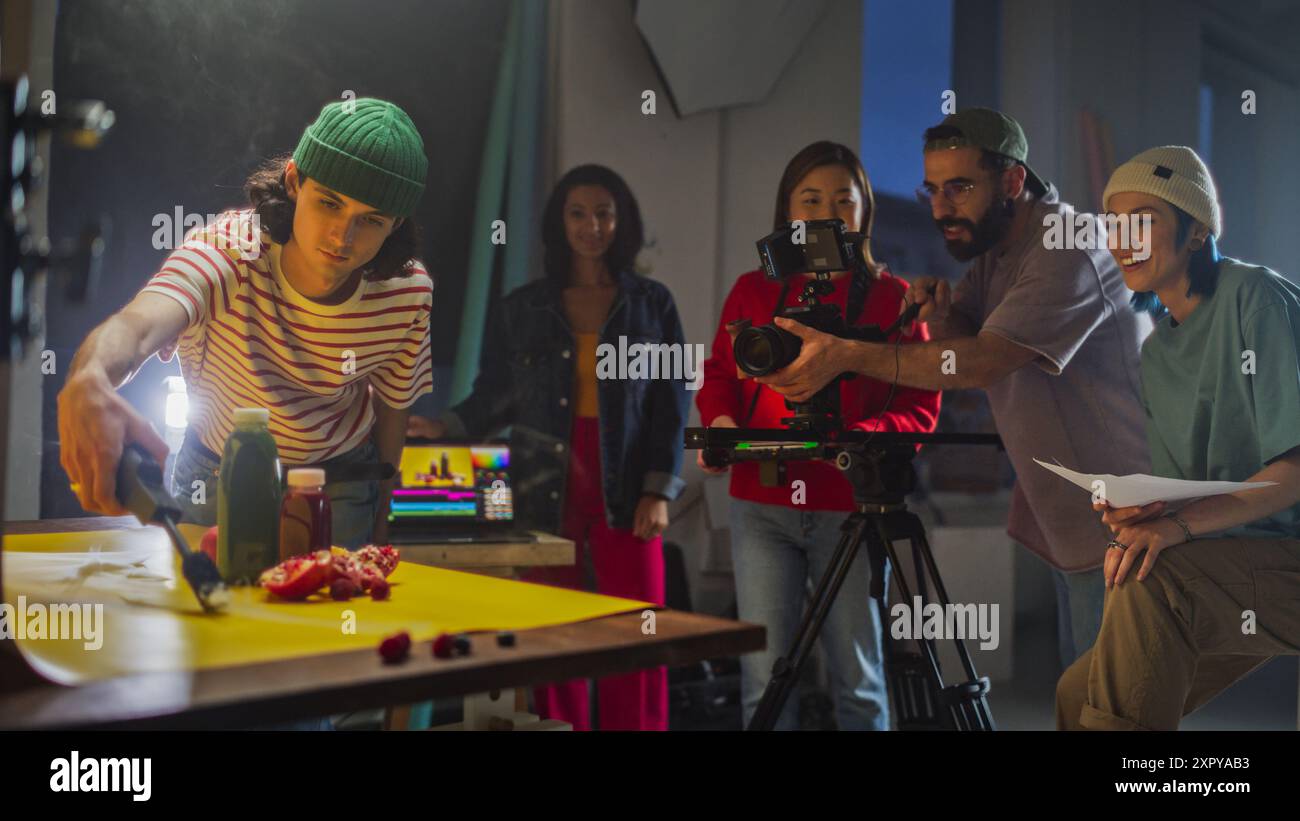 Vibrant scene design team engaged hi-res stock photography and images ...