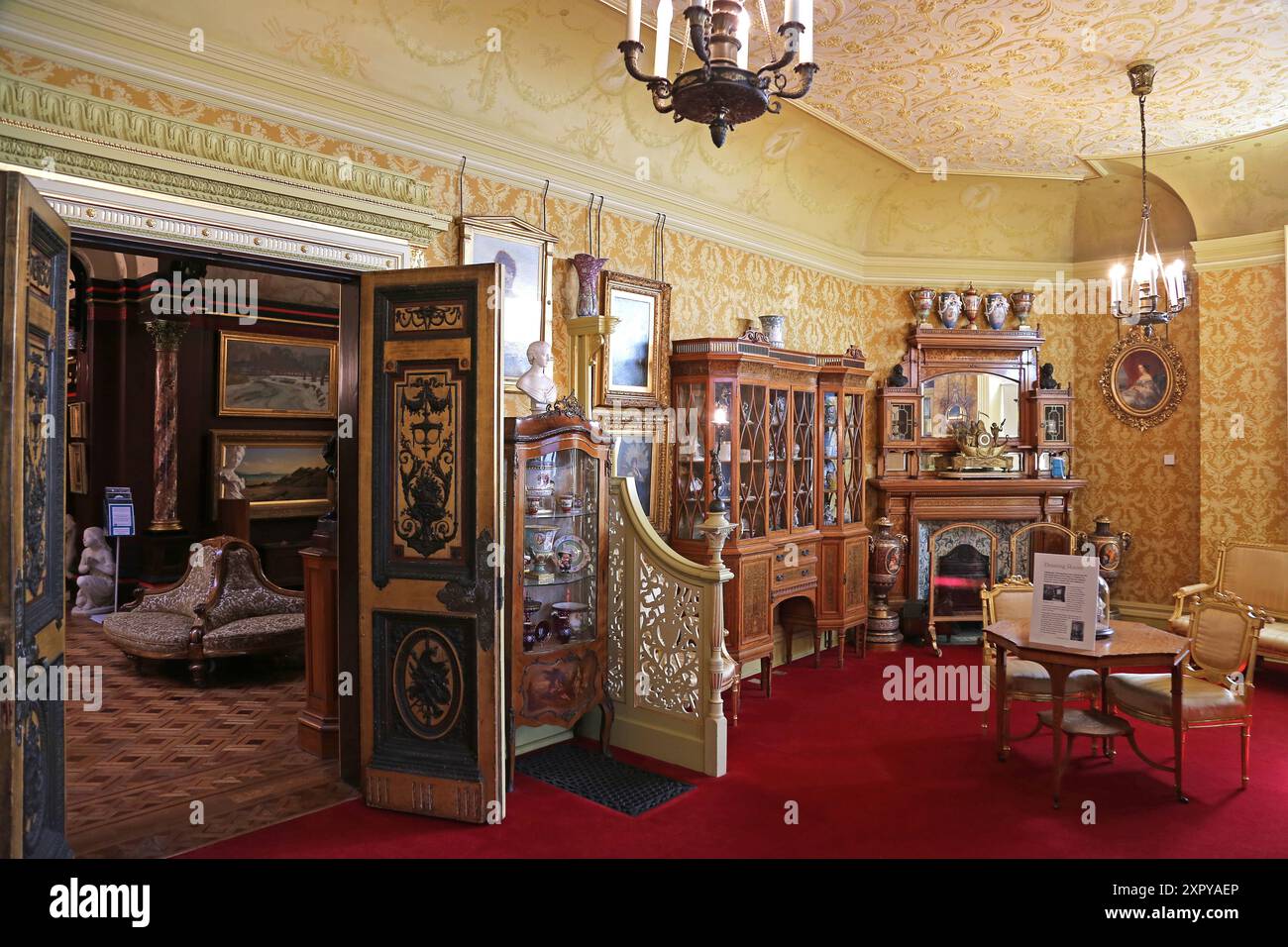 Drawing Room, Russell-Cotes Art Gallery & Museum, East Cliff Promenade ...