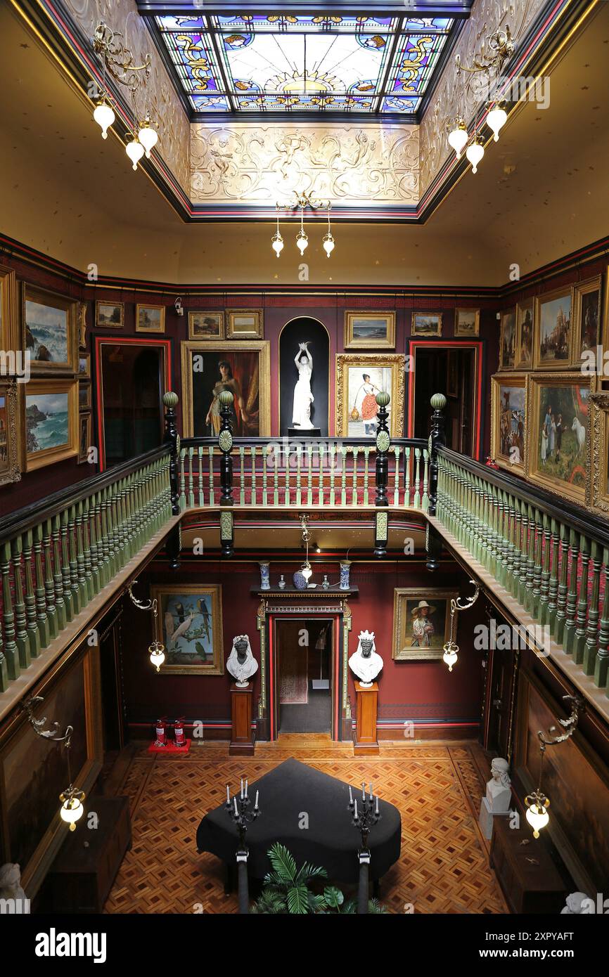 Main Hall and Balcony, Russell-Cotes Art Gallery & Museum, East Cliff ...