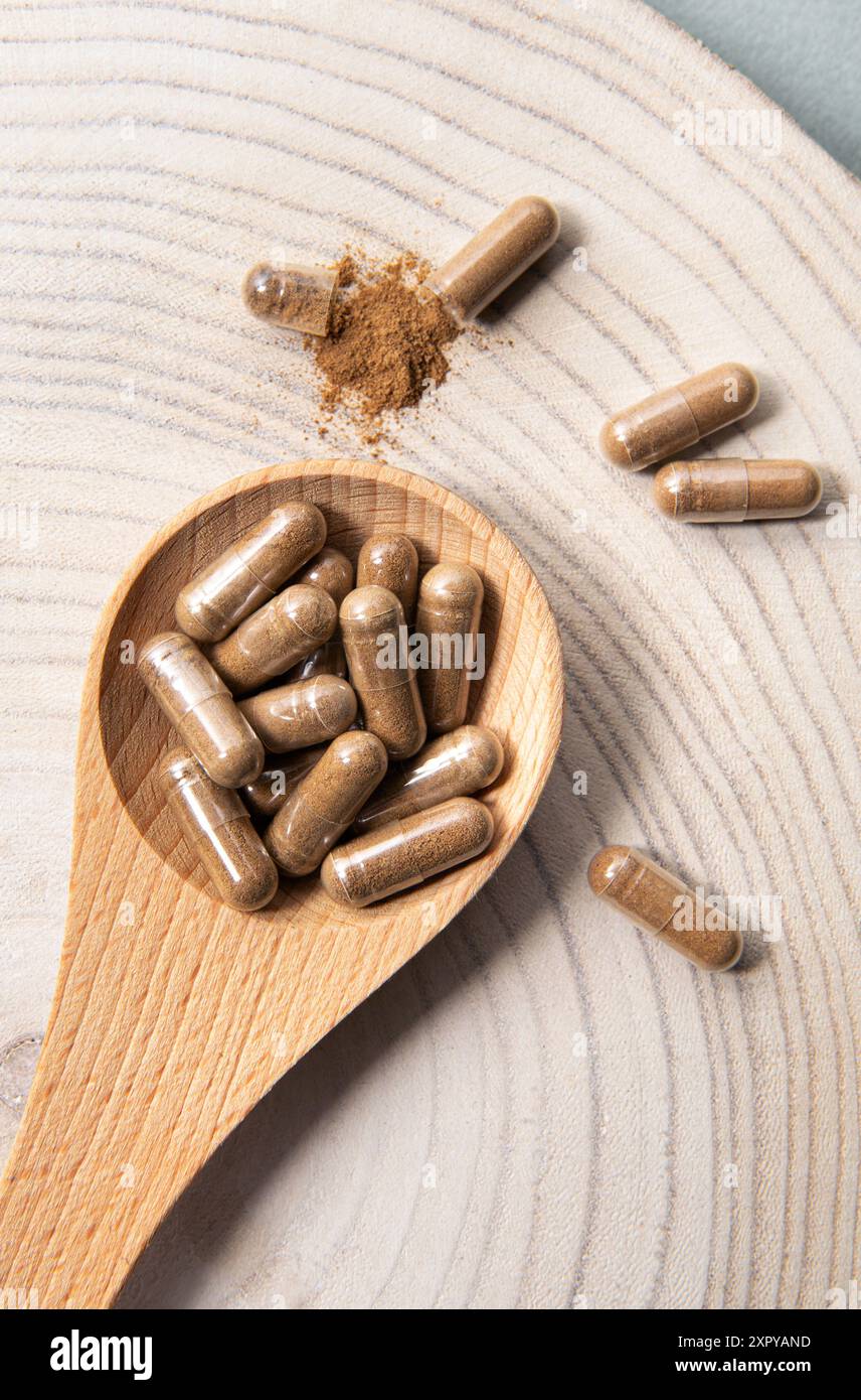 Withania somnifera known as ashwagandha. Ashwagandha root powder ...