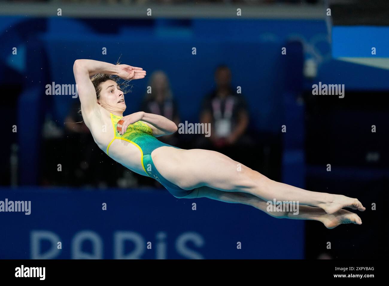 Australia's Maddison Keeney competes in the women's 3m springboard ...