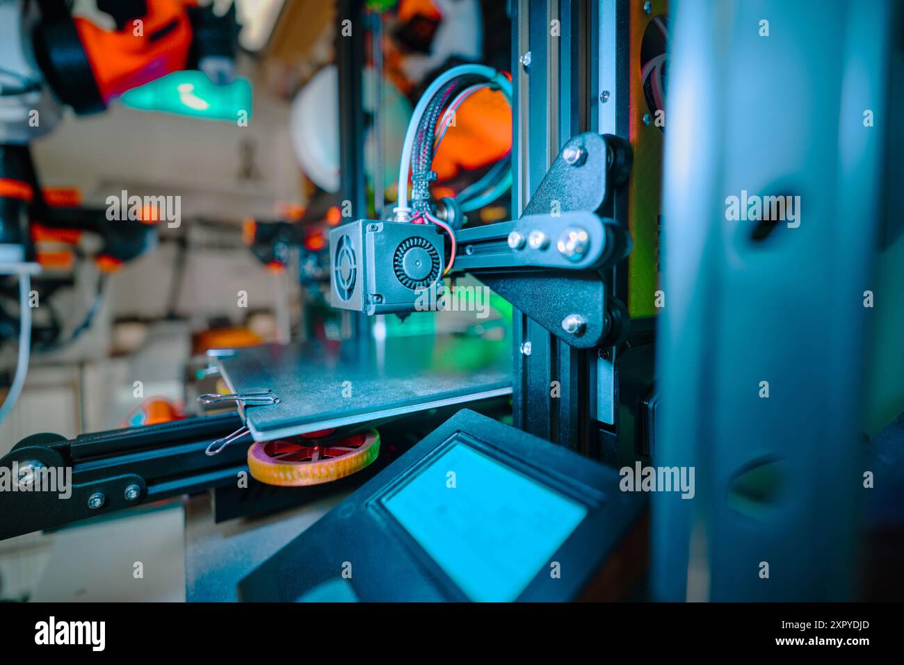 3d printer. Design prototype studio. Home factory Stock Photo - Alamy