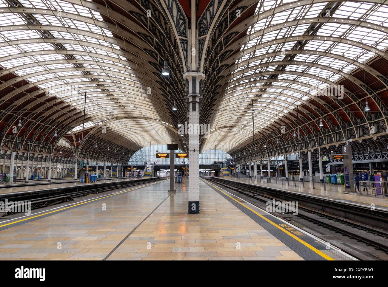 Paddington Railway Station, designed by Isambard Kingdom Brunel, London ...