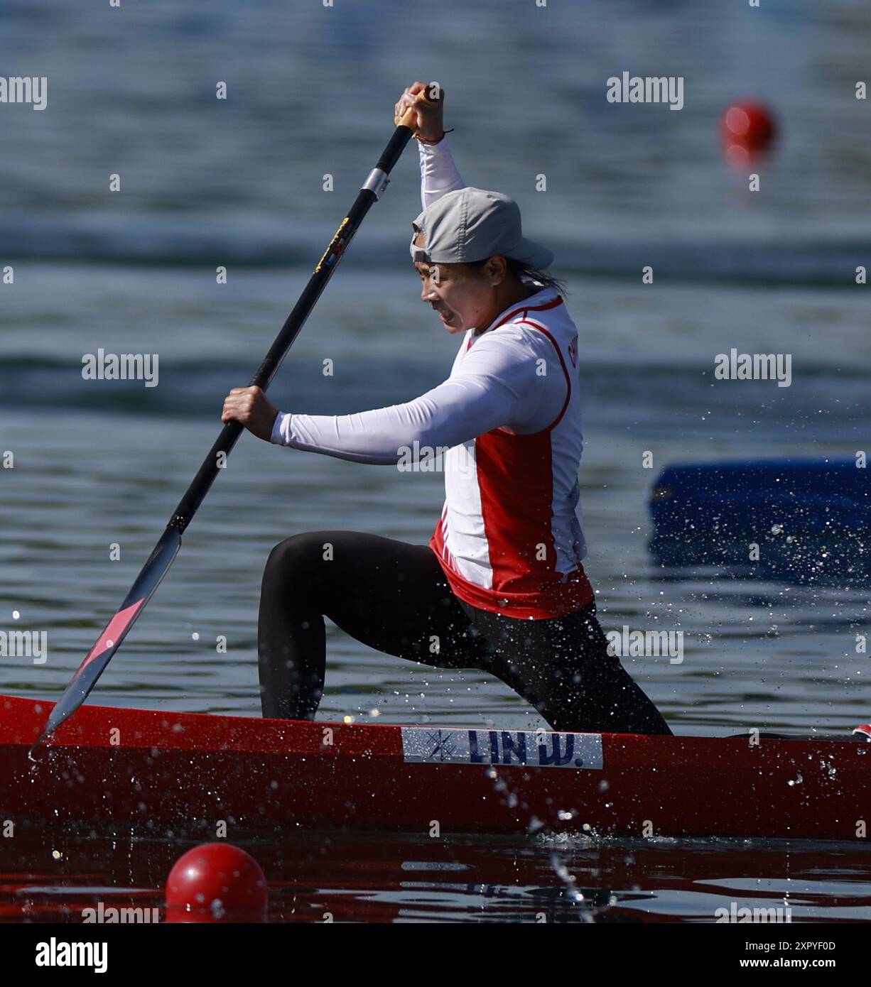 Vaires Sur Marne. 8th Aug, 2024. Lin Wenjun of China competes during ...