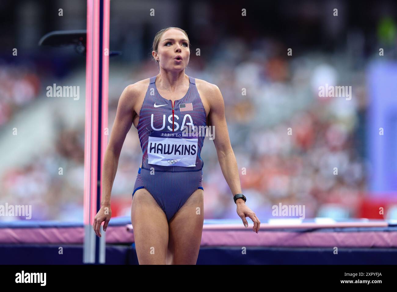 PARIS, FRANCE. 8th Aug, 2024. Chari Hawkins of Team United States ...