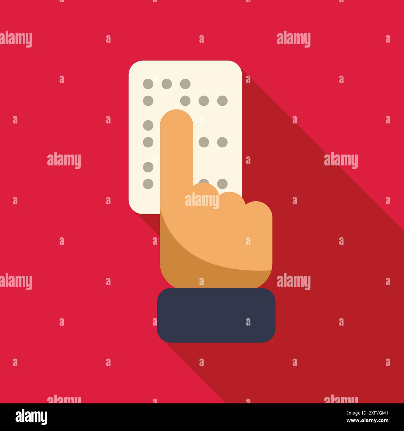 Reading aid for blind people Stock Vector Images - Alamy