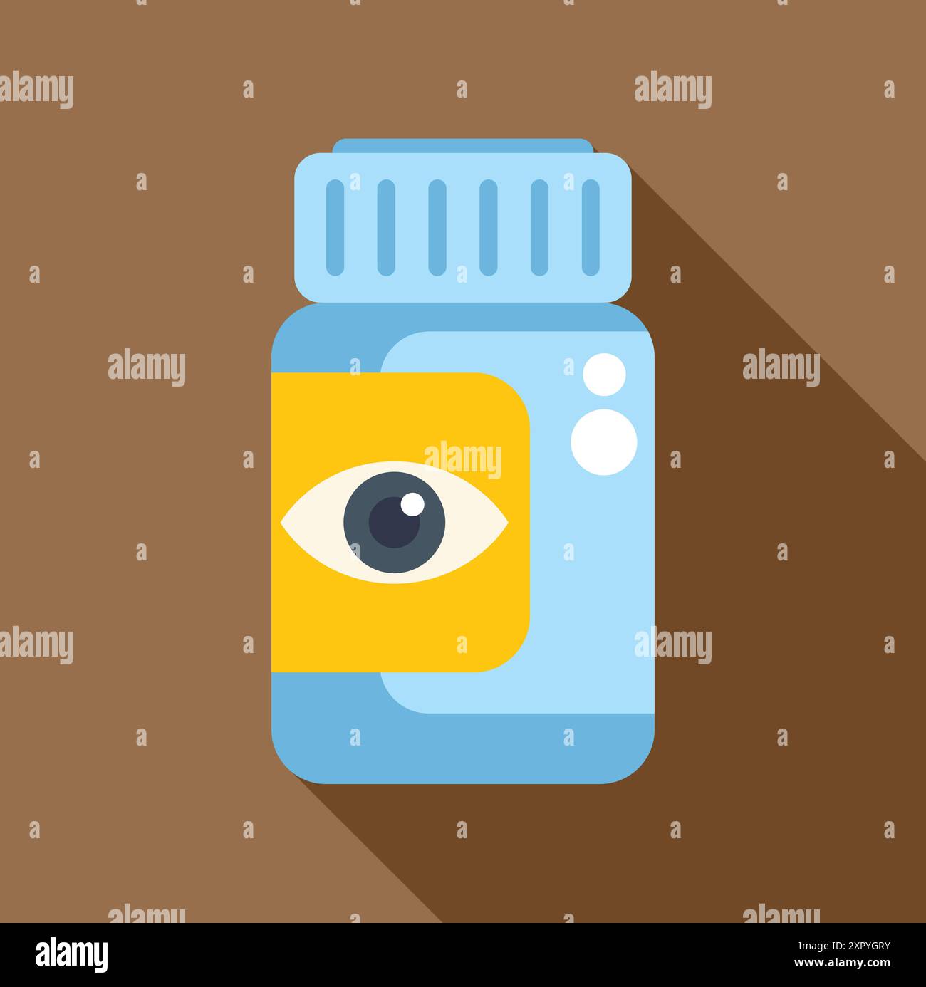 Eye drops bottle promoting healthy vision and eye care, emphasizing the ...
