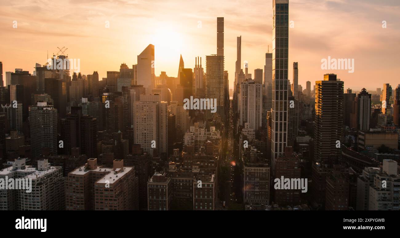 Cinematic birds eye view car hi-res stock photography and images - Alamy