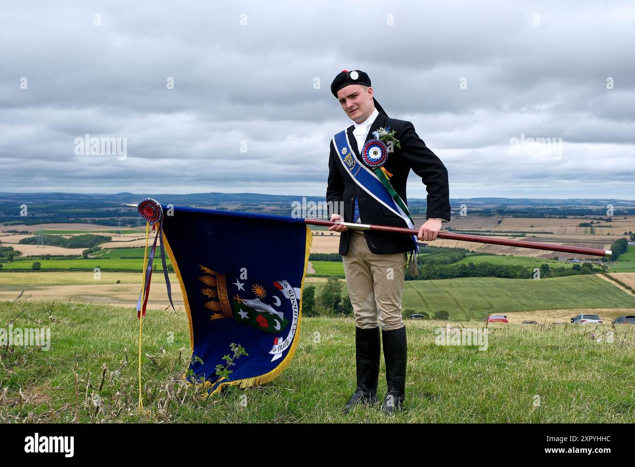 Coldstream, UK. 08th Aug, 2024. Coldstream Civic Week - Flodden rideout ...