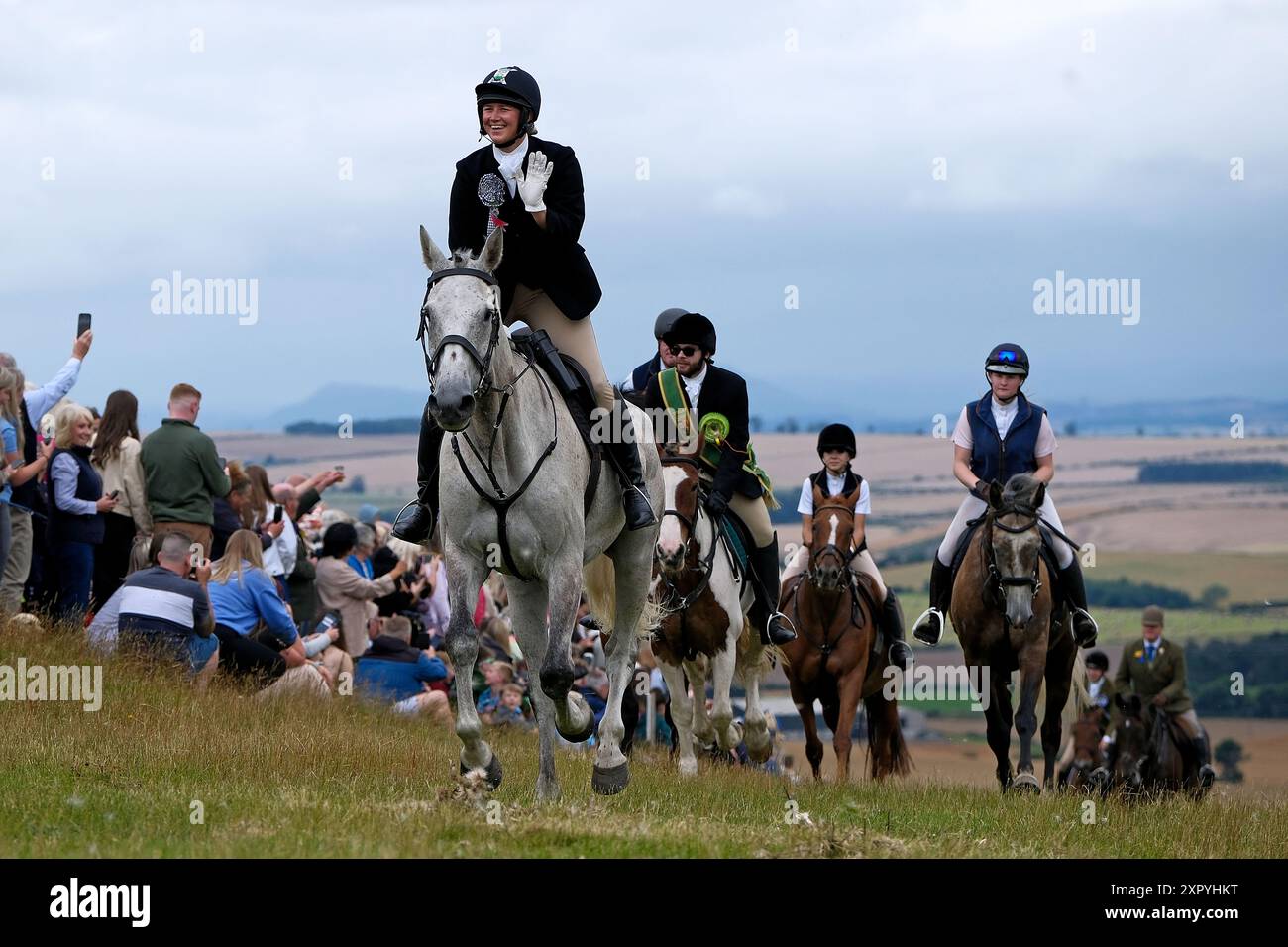 Coldstream, UK. 08th Aug, 2024. Coldstream Civic Week - Flodden rideout ...