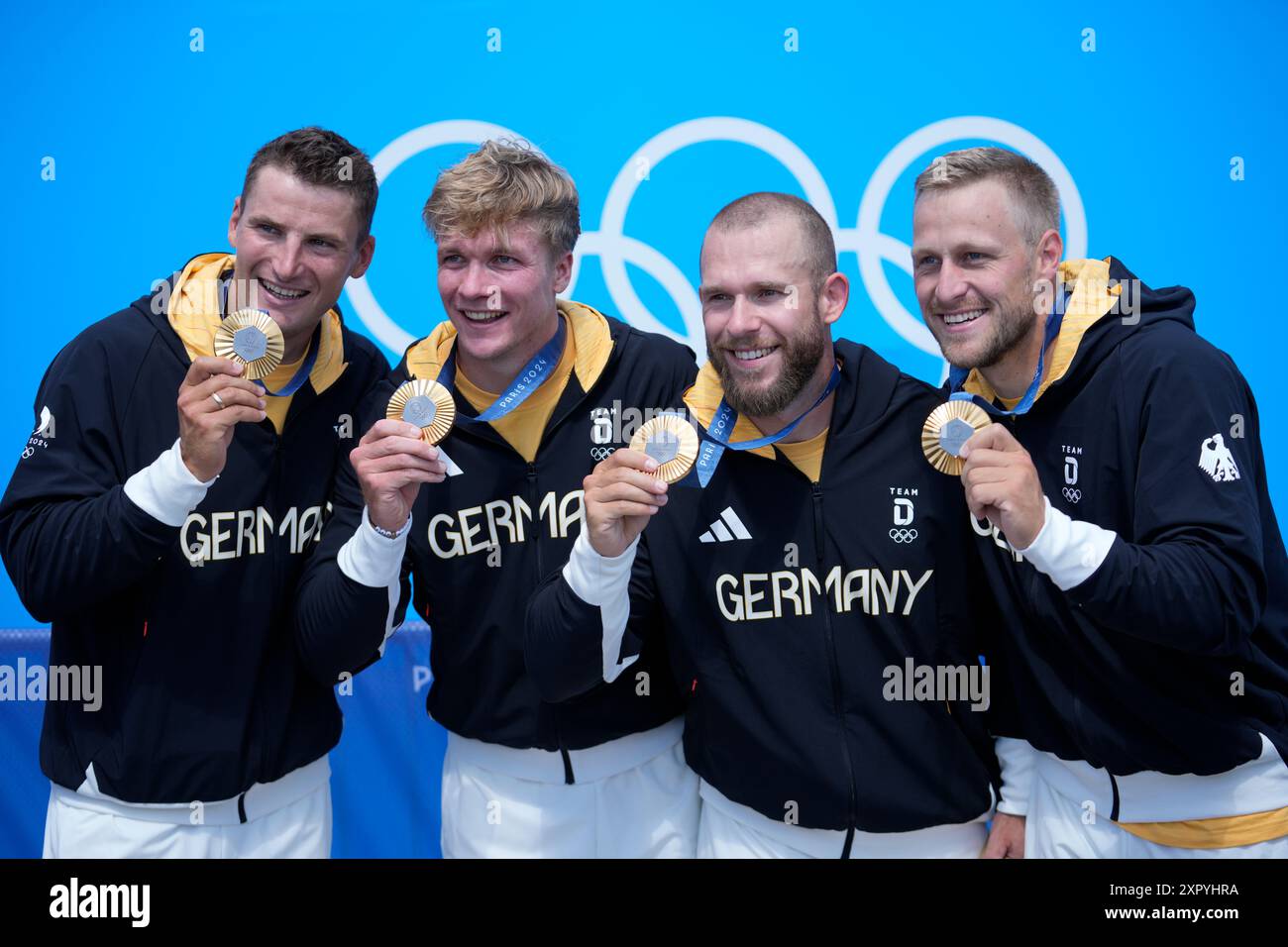 Germany's Max Lemke, Tom Liebscher-Lucz, Max Rendschmidt and Jacob ...