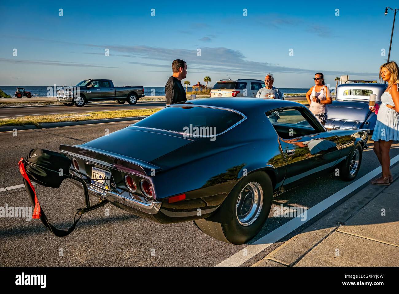 Gulfport, MS - October 02, 2023: High perspective rear corner view of a ...