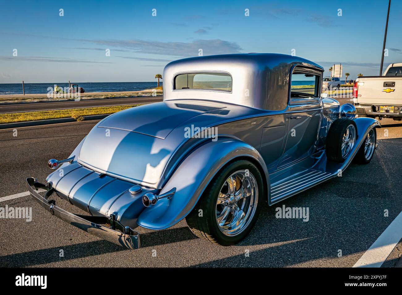 Gulfport, MS - October 02, 2023: High perspective rear corner view of a ...