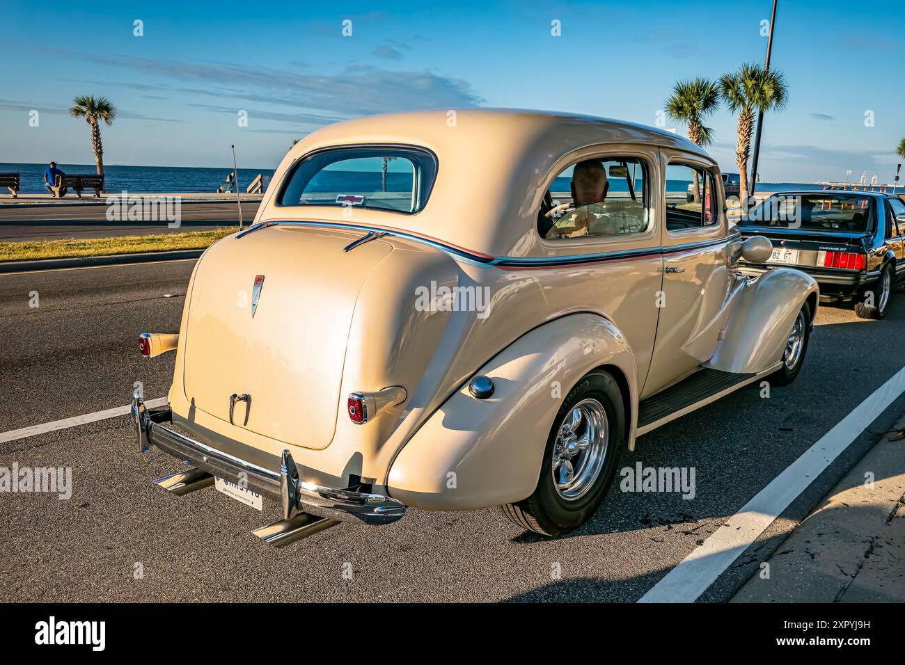 Gulfport, MS - October 02, 2023: High perspective rear corner view of a ...