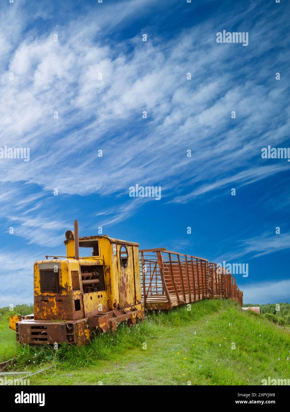 The Sky Train, an environmental sculpture by Michael Bulfin in Bord na ...