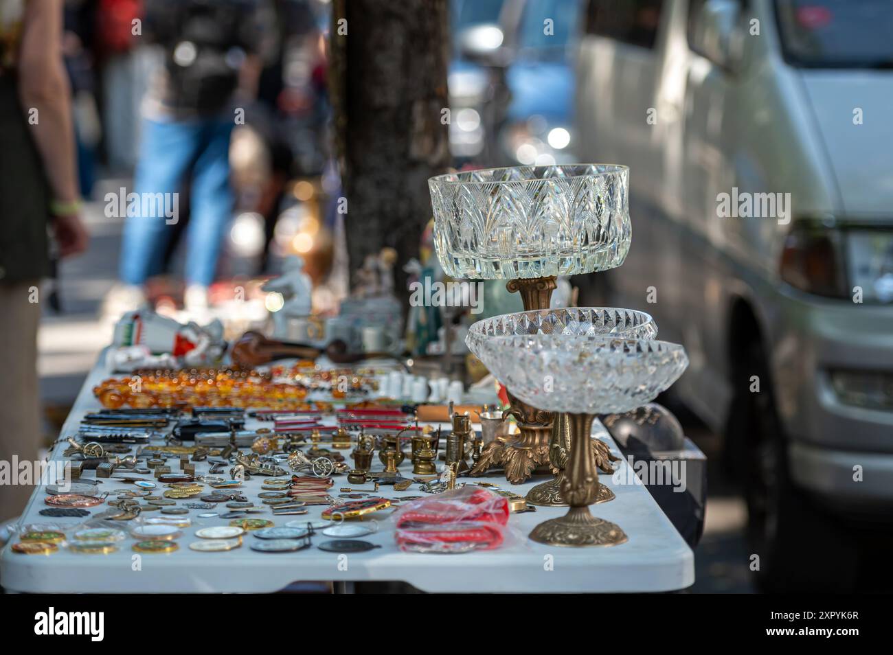 Market stall showcasing eclectic hi-res stock photography and images ...