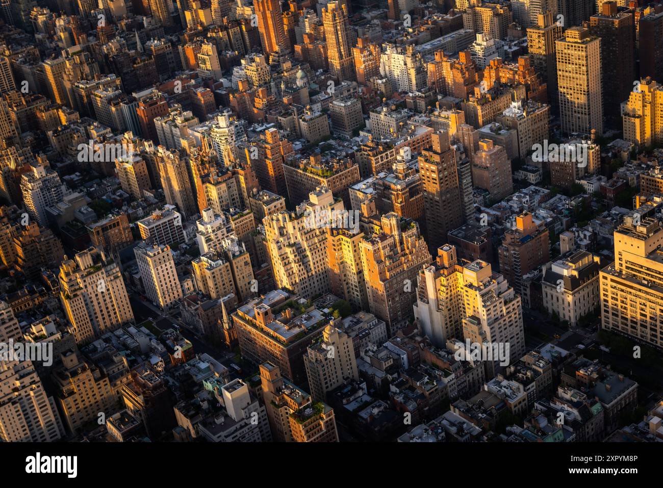 New York City Aerial Cityscape with Stunning Manhattan Landmarks ...