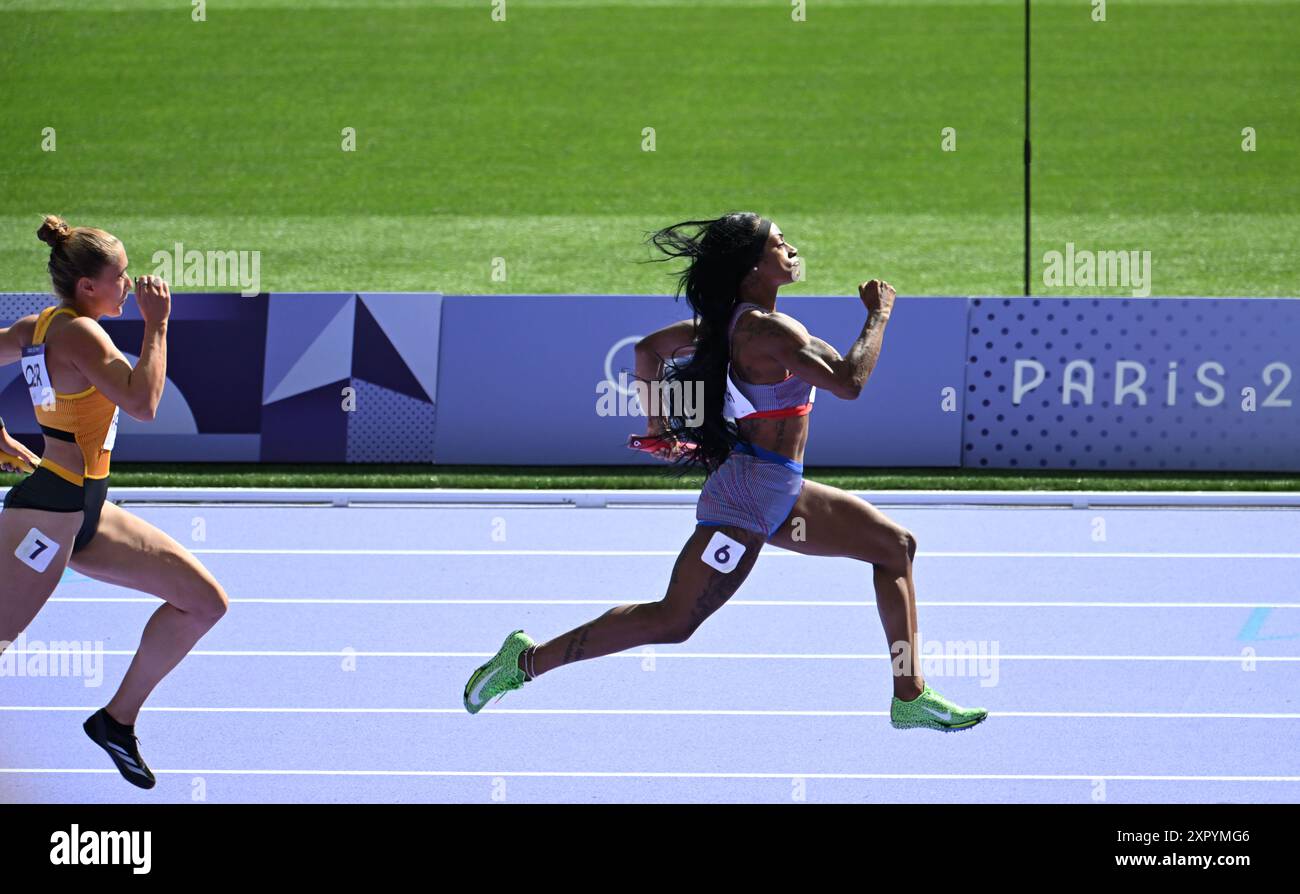 Paris, France. 8th August 2024; Paris Olympic Games, Stade de France ...