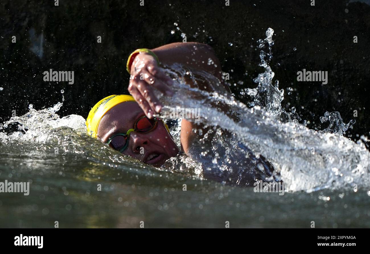 Paris, France. 8th Aug, 2024. Moesha Johnson of Australia competes ...