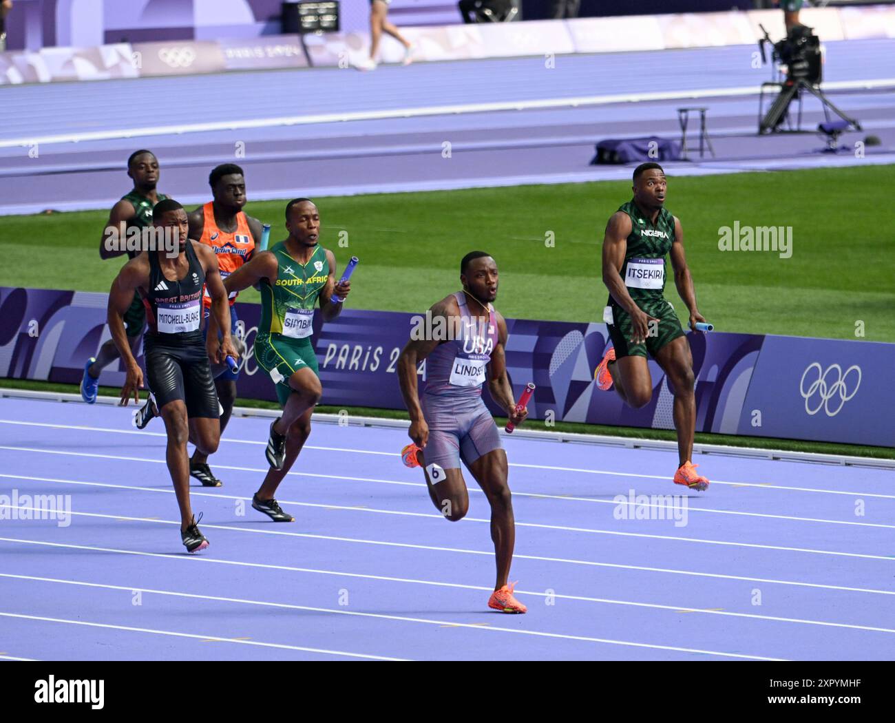 Paris, France. 8th August 2024; Paris Olympic Games, Stade de France ...