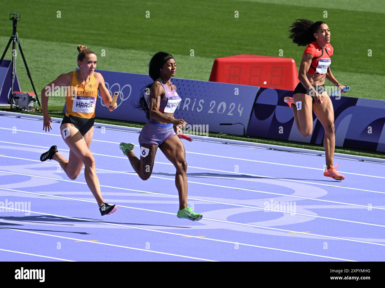 Paris, France. 8th August 2024; Paris Olympic Games, Stade de France ...