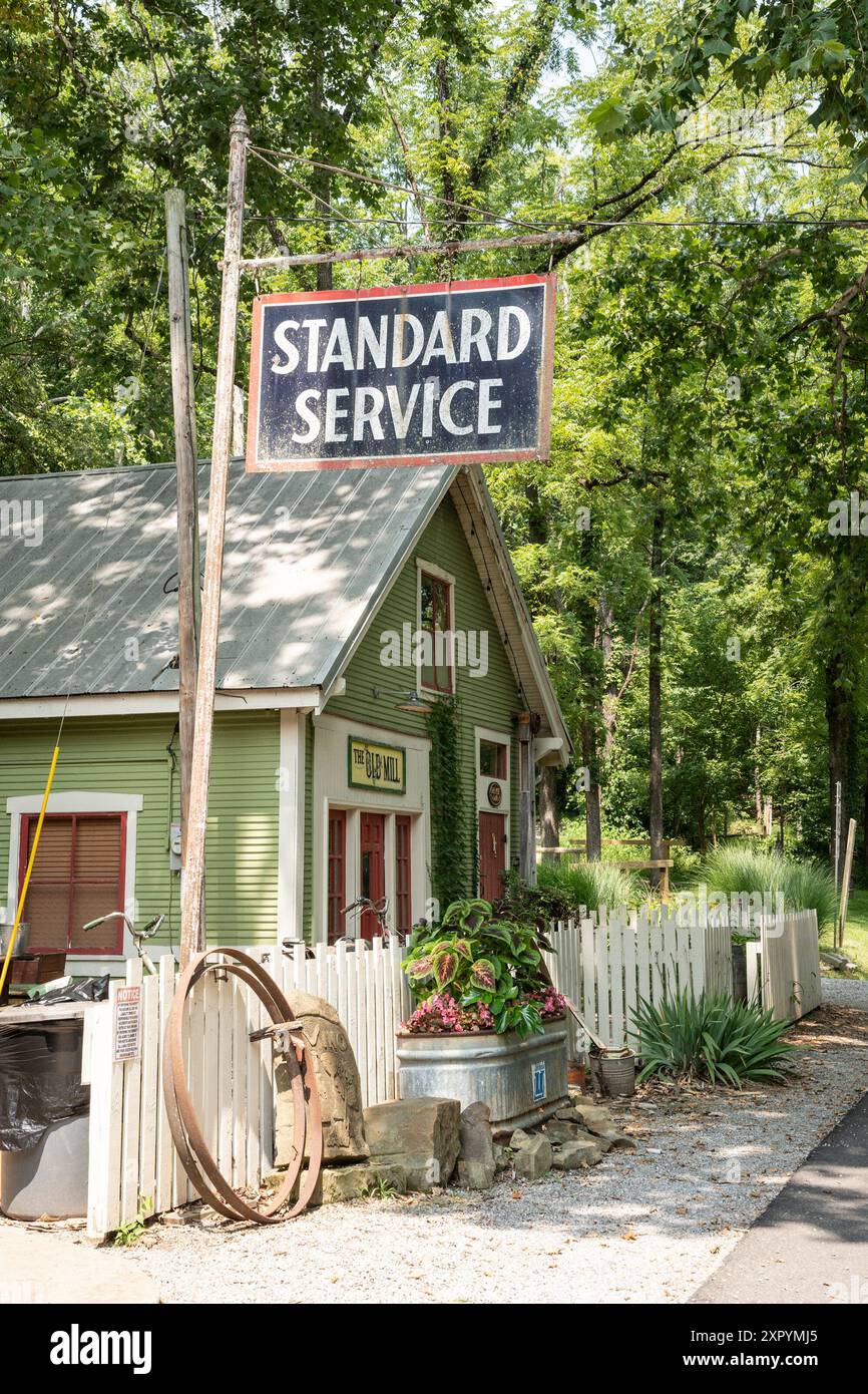 Story, Indiana - July 26, 2024: View of historic downtown in Story ...