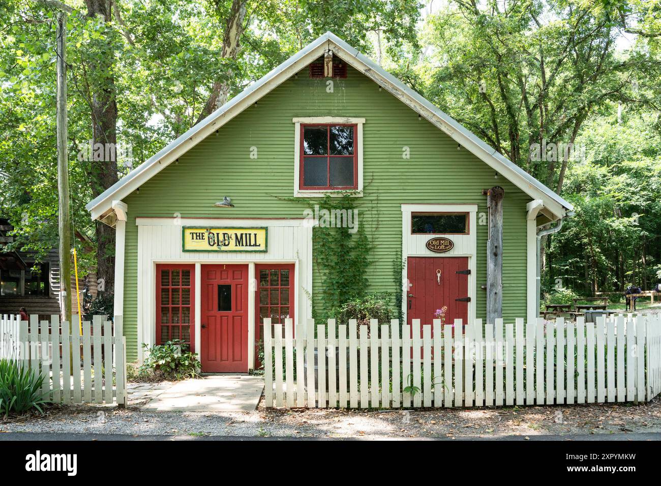 Story, Indiana - July 26, 2024: View of historic downtown in Story ...