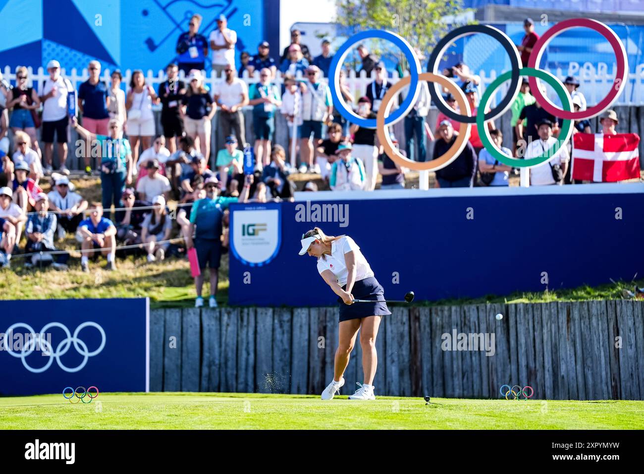 PARIS, FRANCE - AUGUST 8: Emily K Pedersen of Team Denmark competing in ...