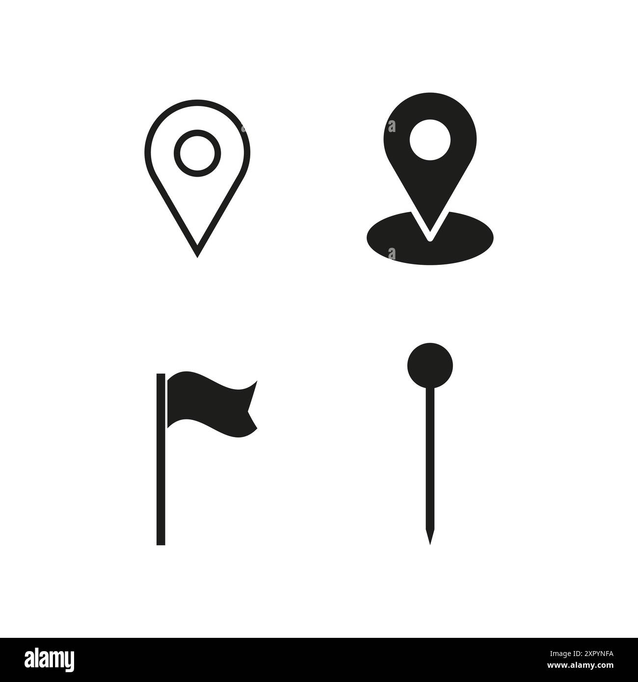 Gps navigation markers hi-res stock photography and images - Alamy