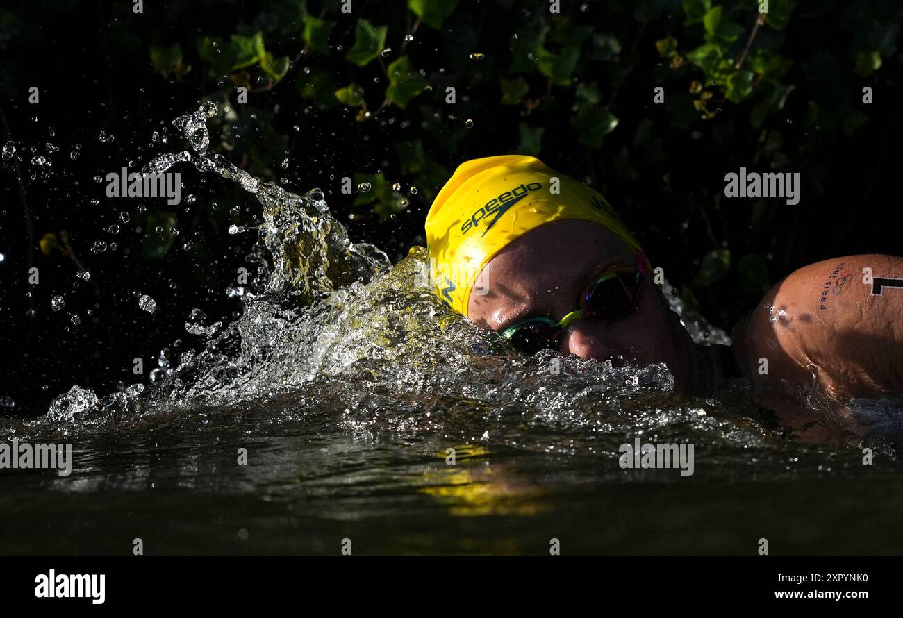 Paris, France. 8th Aug, 2024. Moesha Johnson of Australia competes ...