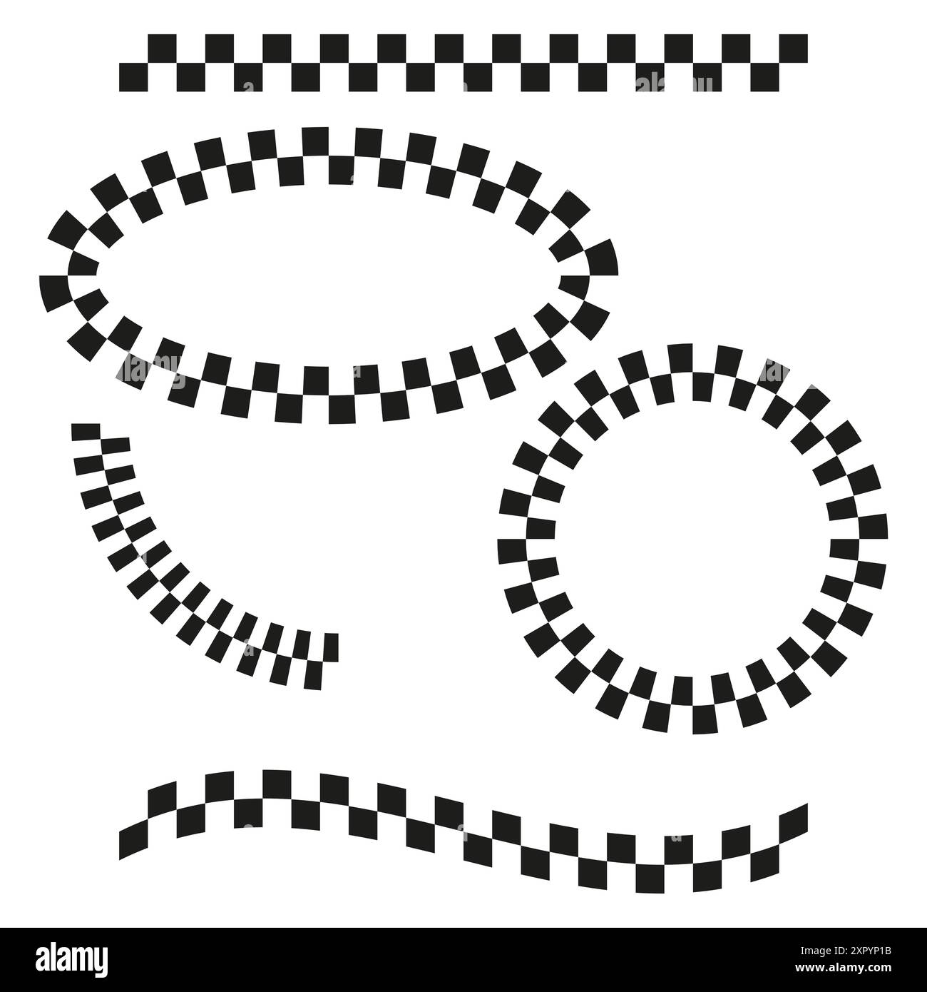Checkered art composition Stock Vector Images - Alamy