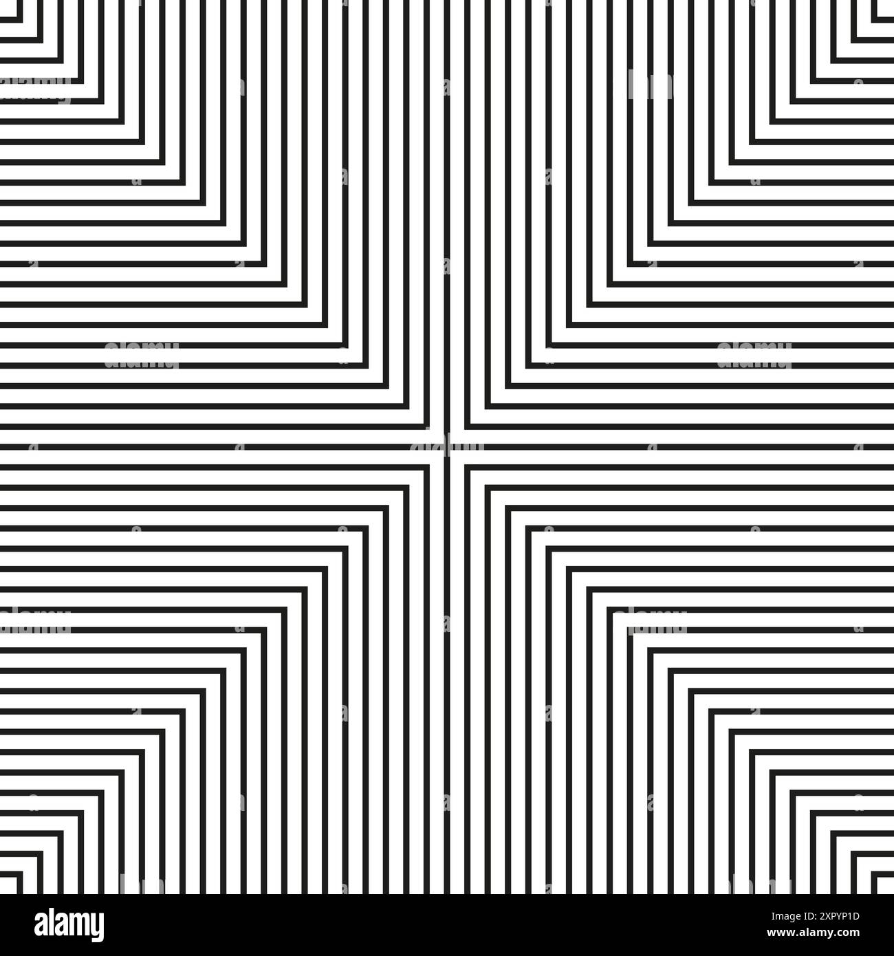 Abstract Line Pattern Geometric Intersecting Lines Black And White Design Vector Illustration