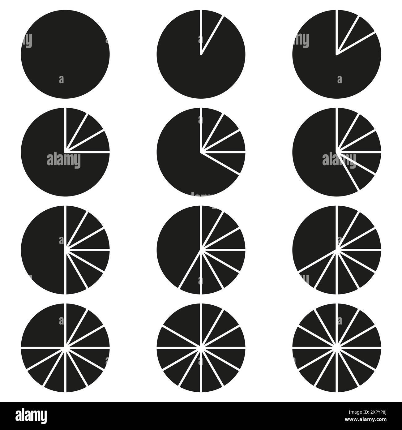 Numeric visualization Stock Vector Images - Alamy