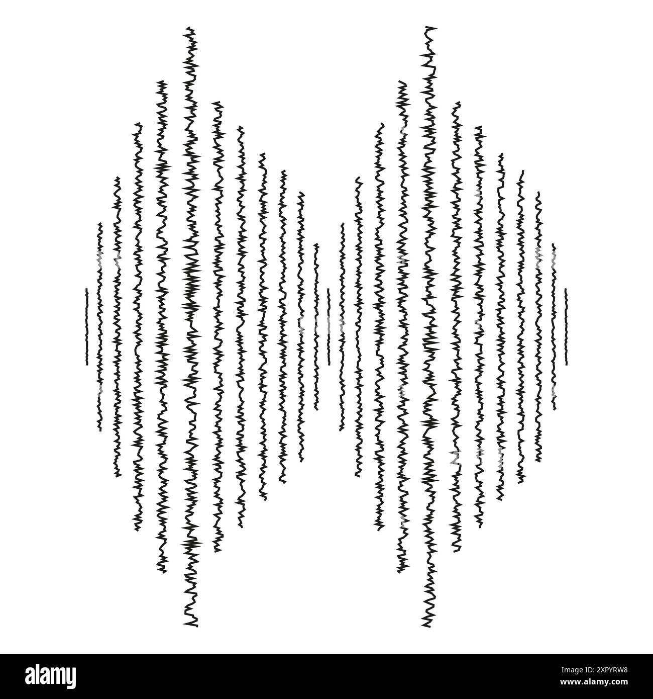 Continuous vertical lines Cut Out Stock Images & Pictures - Alamy