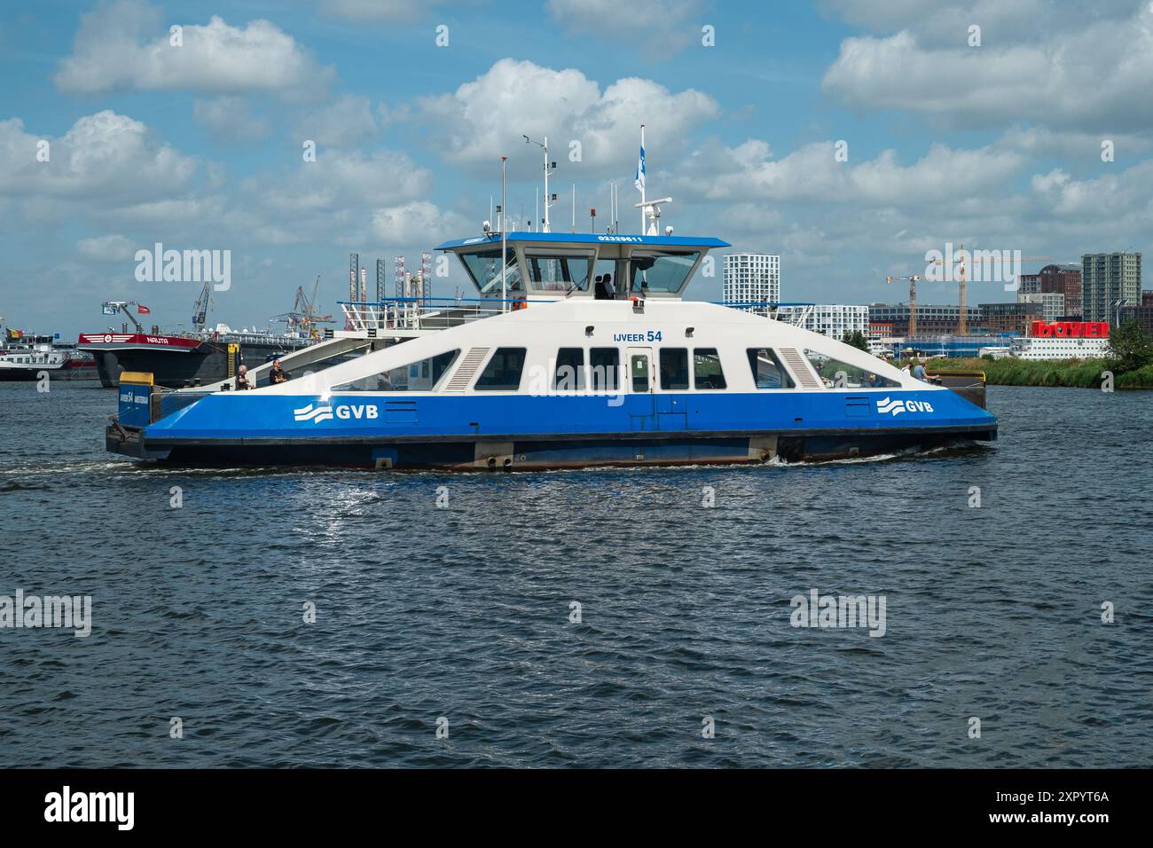 City ferry connecting Amsterdam with Amsterdam North Stock Photo - Alamy