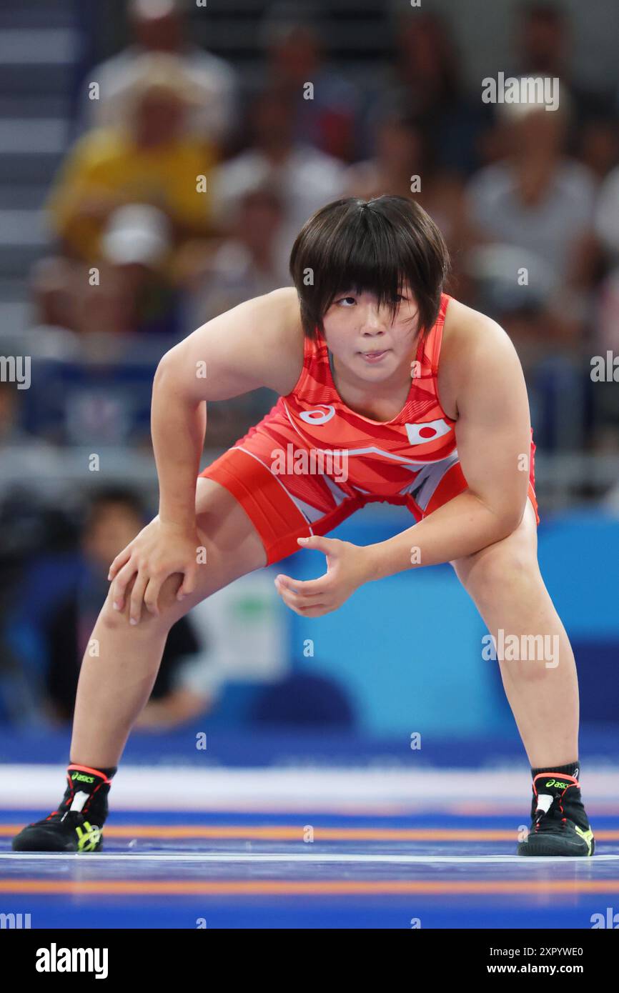 Paris, France. 8th Aug, 2024. Tsugumi Sakurai (JPN) Wrestling : Women's ...